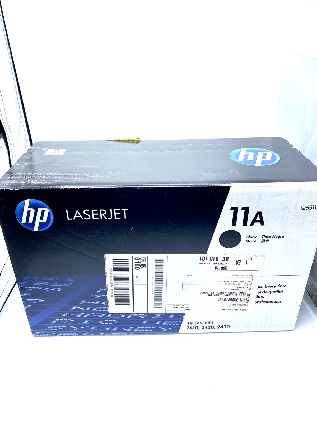 HP LaserJet 11A Print Cartridge Black Toner Q6511A Sealed | eBay