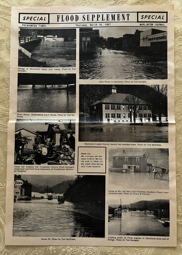 Special Edition 1967 FLOOD SUPPLEMENT Pocahontas Times & Marlinton ...