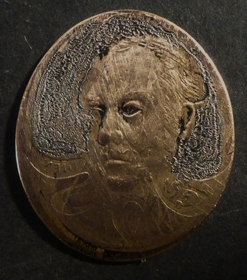 HOBO NICKEL/LOVE TOKEN "MACDONALD" 1920's COPPER CENT FREE SHIP ...