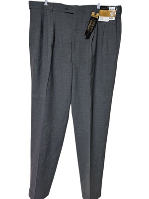 Louis Raphael Limited Mens Dress Pants 40 X 32 Gray NWT Stright Fit | eBay