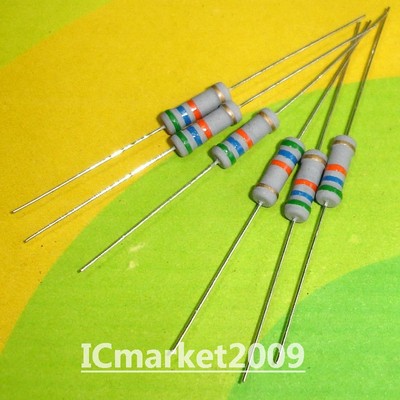 100 PCS 1W-56K 5% 1 WATT 56K OHM 56KOHM CARBON FILM RESISTOR | eBay