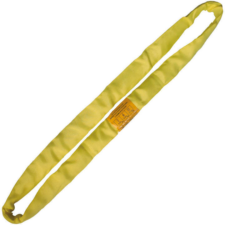 Endless Yellow Round Lifting Sling Heavy Duty Polyester 18' | eBay