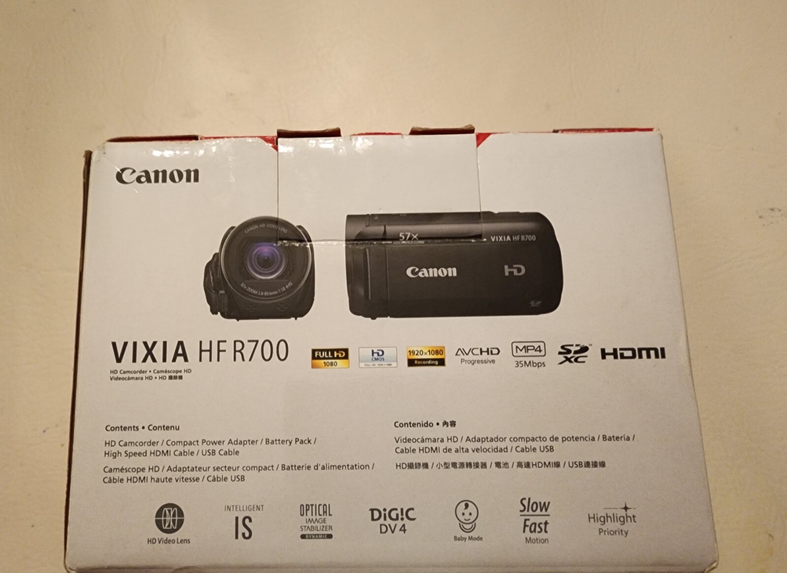 Canon HF R700 32GB Camcorder - Black for sale online | eBay