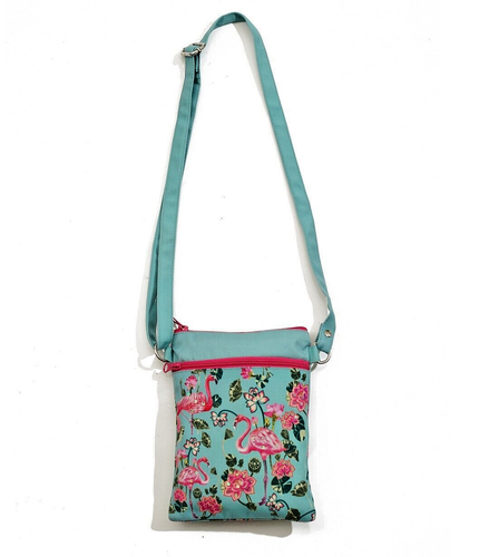 Handcraft Swan Printed Tropical Peacock Sling Bag Multicolored For ...