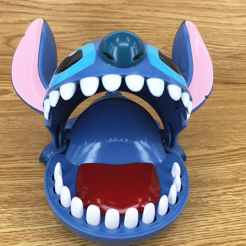 Disney Lilo and Stitch Big Mouth Bite Finger Game Figure Key Chain ...