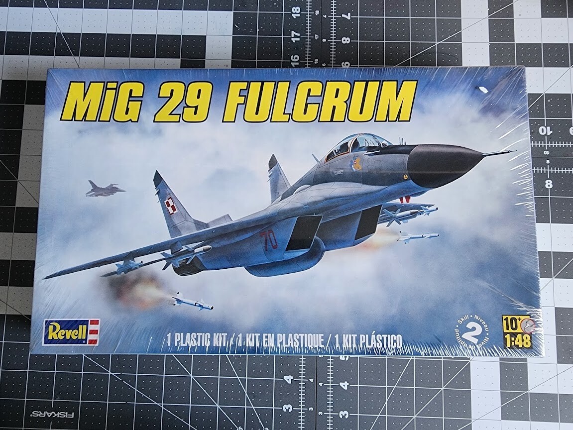 Revell Mig 29 Fulcrum (85-5865) 1:48 Collectible Model Plastic Kit ...