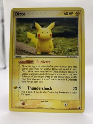 Ditto - (Pikachu) 063/113 Delta Species Regular | eBay