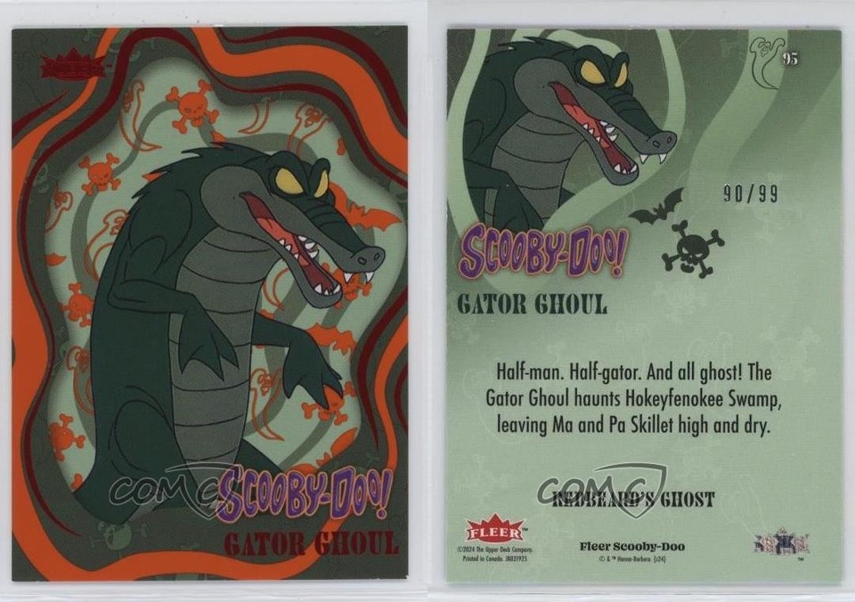2024 Fleer Scooby Doo Redbeards Ghost 90/99 Gator Ghoul #95 o8j | eBay