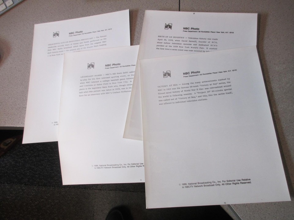 NBC TV radio show photo 1930s AMOS N ANDY Freeman Gosden Charles ...