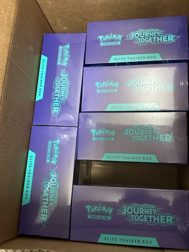 Pokemon TCG Journey Together Elite Trainer Box ETB Lot of 6 | eBay