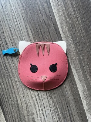 FURLA COIN PURSE ADORABLE Cat BEAUTIFUL LEATHER Coin Wallet | eBay