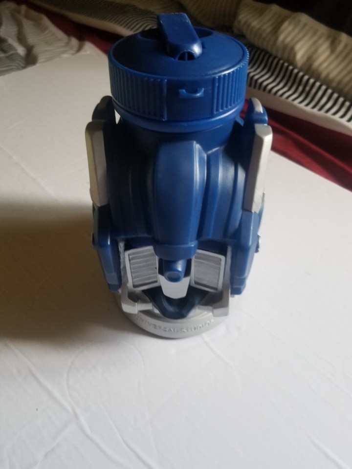 OPTIMUS PRIME TRANSFORMERS THERMOS TYPE FLIP UP 9" TALL 2012 | eBay