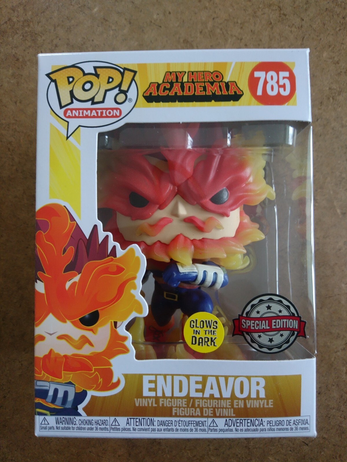 Funko Pop! Animation: My Hero Academia - Endeavor (Glows in the Dark ...