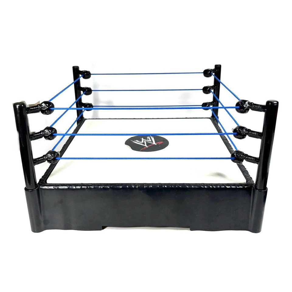 2010 Mattel WWE Smack Down Wrestling Ring 11 X 11" WWF Spring Loaded ...