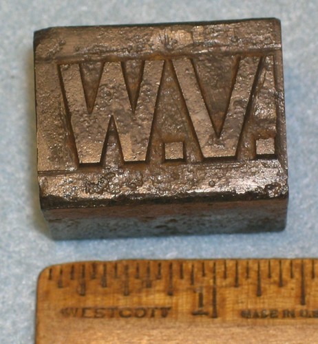 Pre-WWI Master Hob WV WEST VIRGINIA NATIONAL GUARD Collar Stamping Die ...