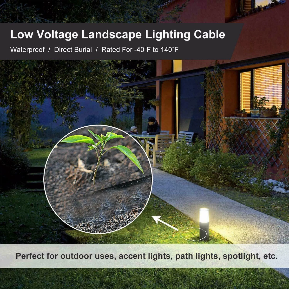 12v Garden Lighting Cable Connectors | Fasci Garden