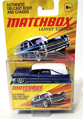 Matchbox Lesney Edition '63 Cadillac Hearse Blue/White 1:64 Diecast ...