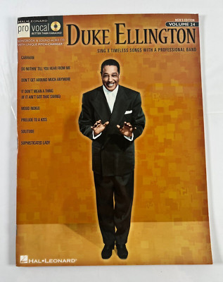 Duke Ellington 8 Timeless Songs with Band Songbook Sheet Music Pro ...