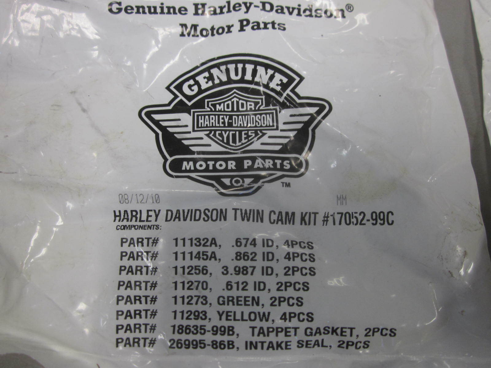Harley Davidson OEM Incomplete Twin Cam Kits Lot 17045-99C 17052-99C ...