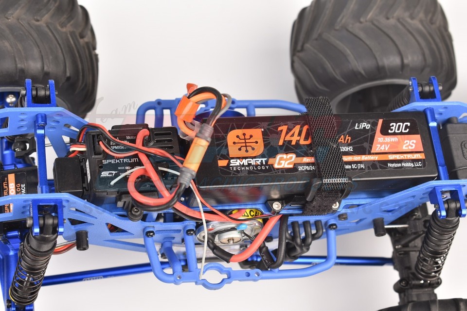 LOSI 1/18 Mini LMT Large battery compartment with ESC and receiving ...