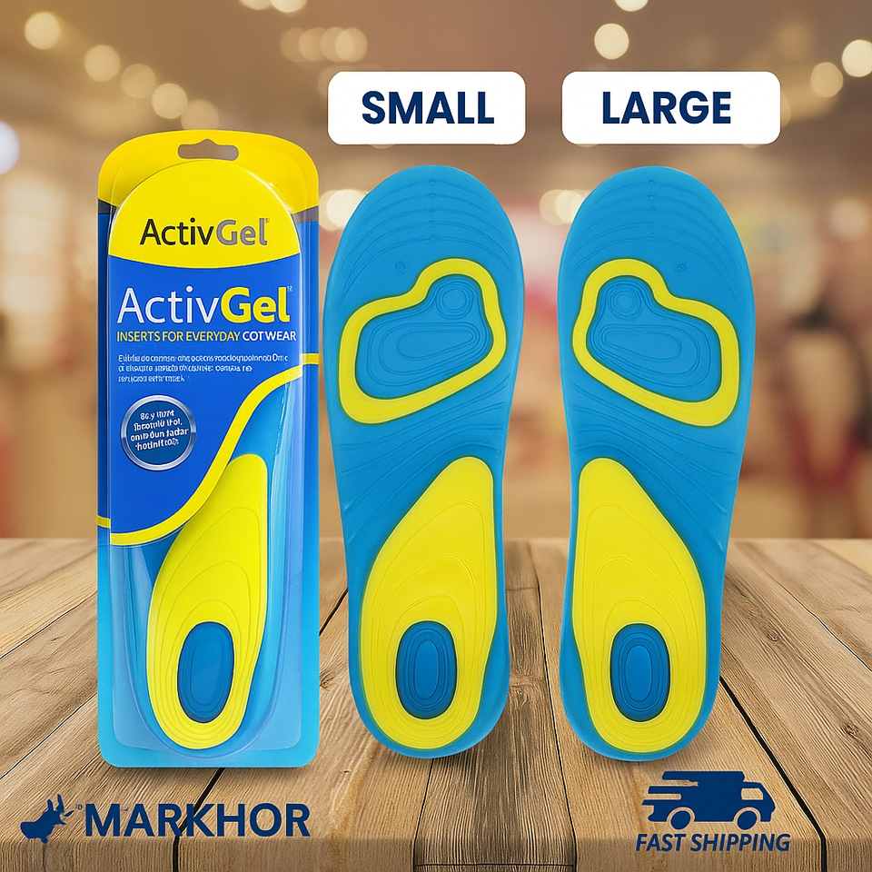 ORIGINAL SHOESOLE GEL ACTIV EVERYDAY SHOCK ABSORPTION MEN (UK8-13 ...