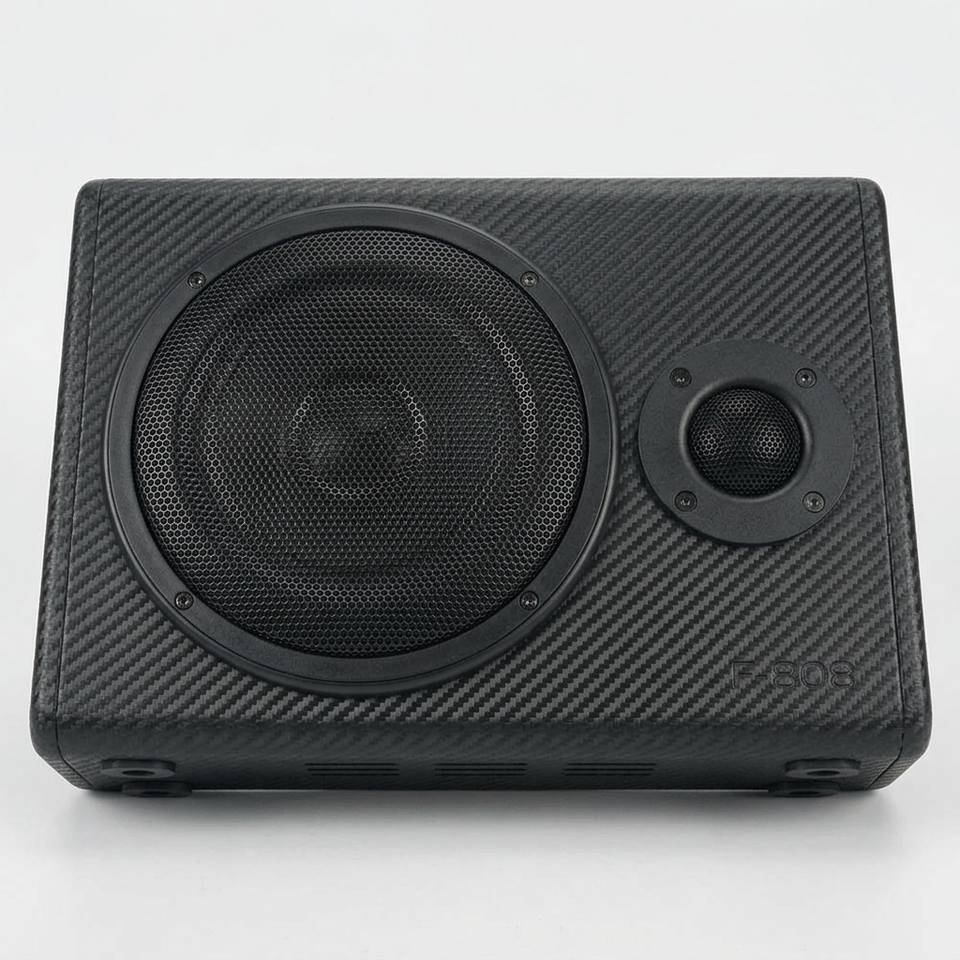 8'' 800W Active Underseat Car Bass Box Audio Subwoofer Sub Speaker ...