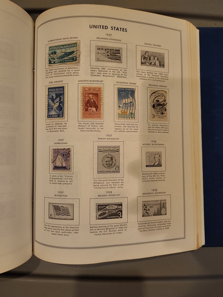 United States Liberty Stamp Album Masterwork H.E. Harris 1847-1988 1/3 ...