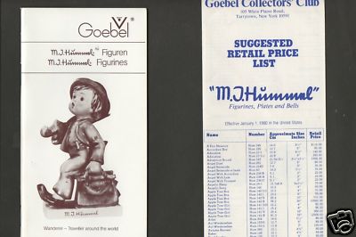 Goebel Hummel Price Guide 1978 Germany | eBay