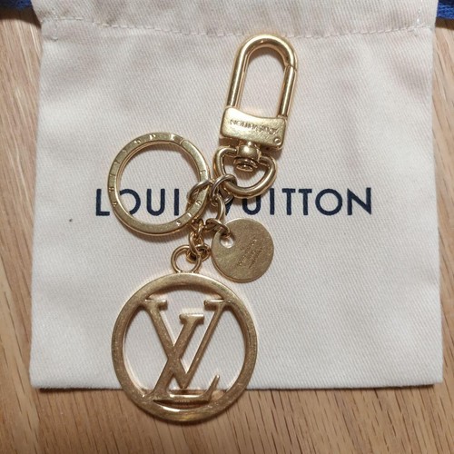 LOUIS VUITTON Bag Charm LV Circle M68000 Key Ring | eBay