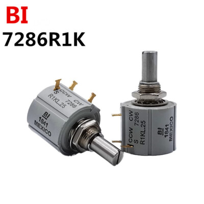 BI CCW CW S 7286 R1K precision wire wound multi-turn potentiometer | eBay