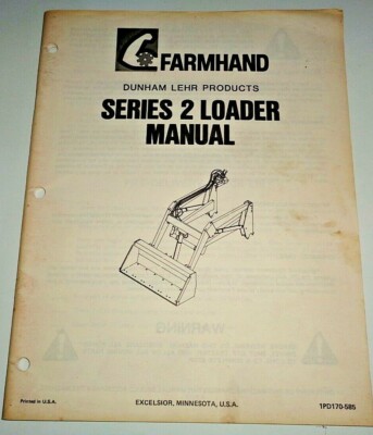 Manuals & Books - Farmhand Loader