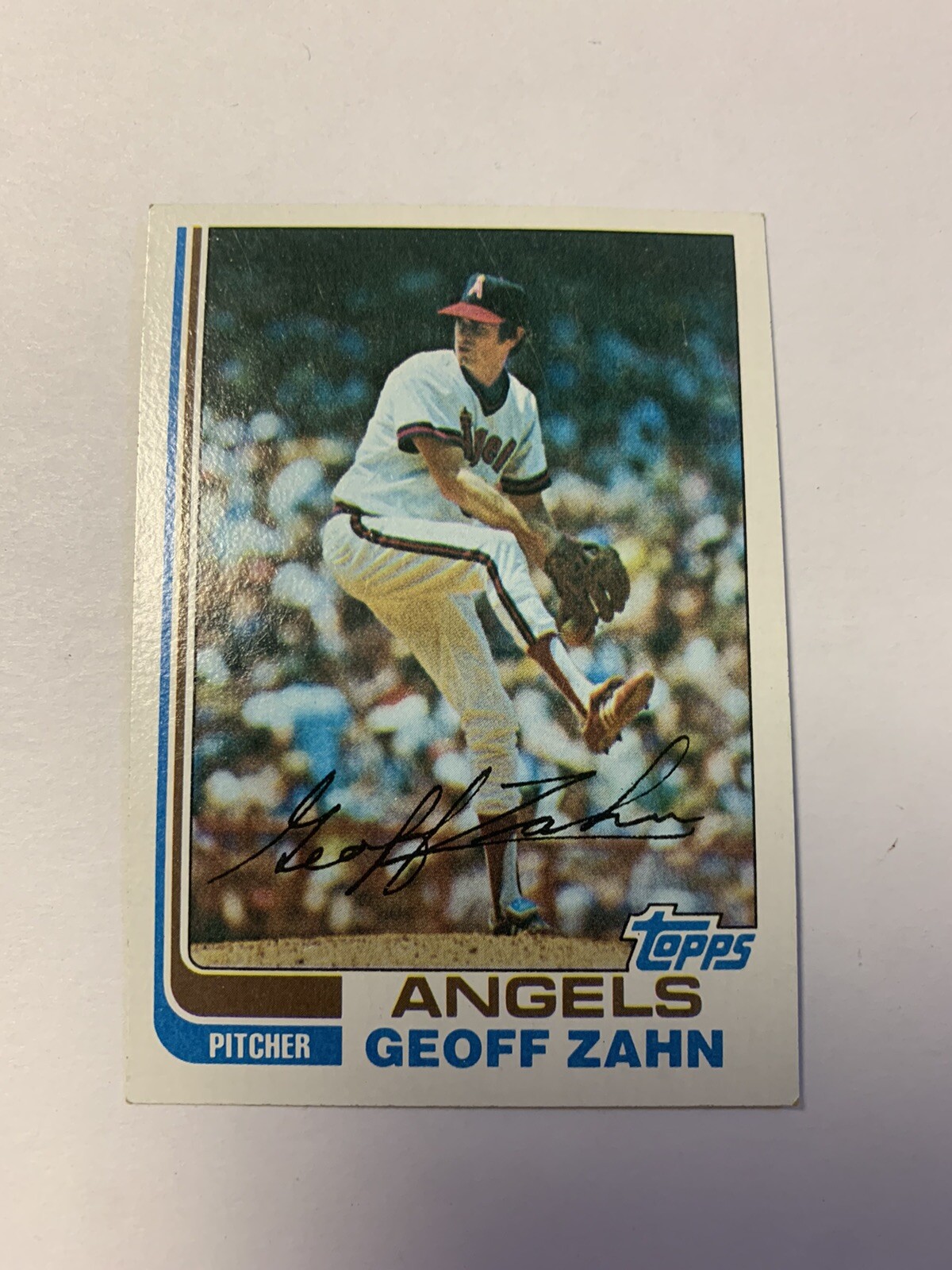 1982 Topps Geoff Zahn California Angels | eBay