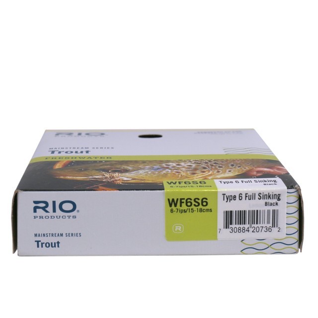 Rio Mainstream Type 6 Full Sinking Fly Line Wf6s6 for sale online | eBay