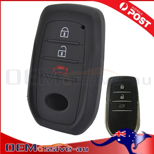 Remote Key Cover Fob Case Silicone For Toyota LAND CRUISER PRADO RAV4 ...