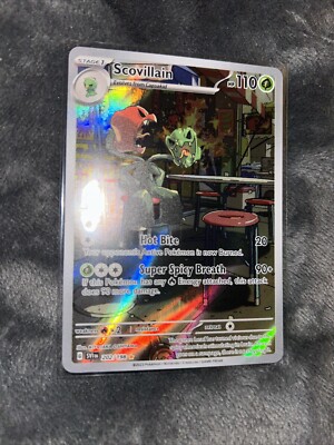 Scovillian 202/198 Full Art Rare NM Scarlet and Violet Pokemon Card GEM ...