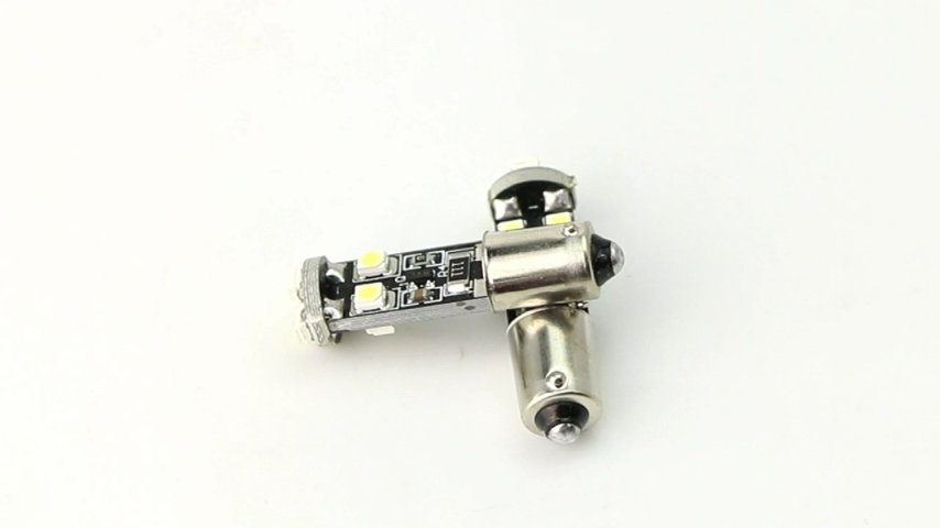 Xenon White Error Free 64132 H6W LED Bulbs For Audi Mercedes Parking ...