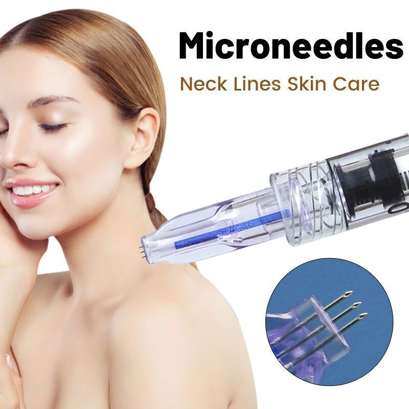 Crystal 3Pin 34G Microneedles Anti Aging Eyes Neck Lines Skin Care ...