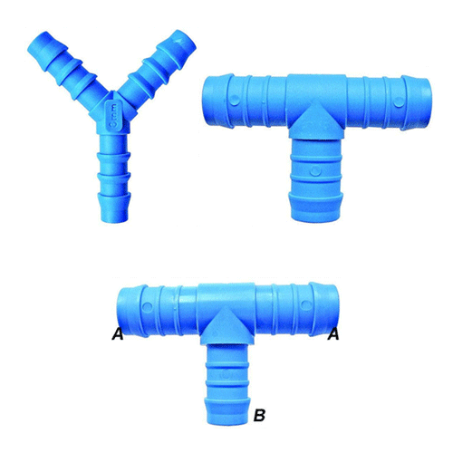 Nylon "Y", Tee & Reducing Tee Hose Repair Connector | eBay UK