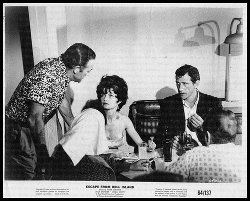 Jack Donner + Mark Stevens in Escape from Hell Island (1964) ORIG PHOTO M 132 | eBay