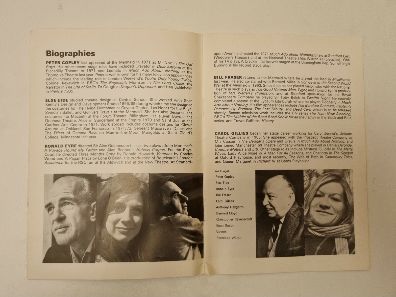 SOMETHING'S BURNING PETER COPLEY ELSE EIDE RONALD EYRE BILL FRASER ...