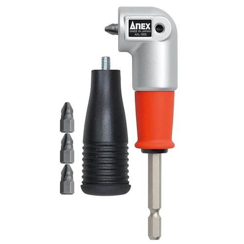 Anex Akl-565 Super Short L-Shape Bit Adaptor For Power Tool F/S w ...