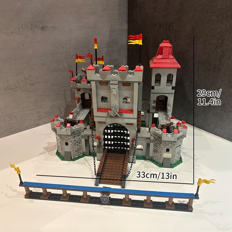 [US Local] Medieval Castle Series with Small Figures Knights Building ...