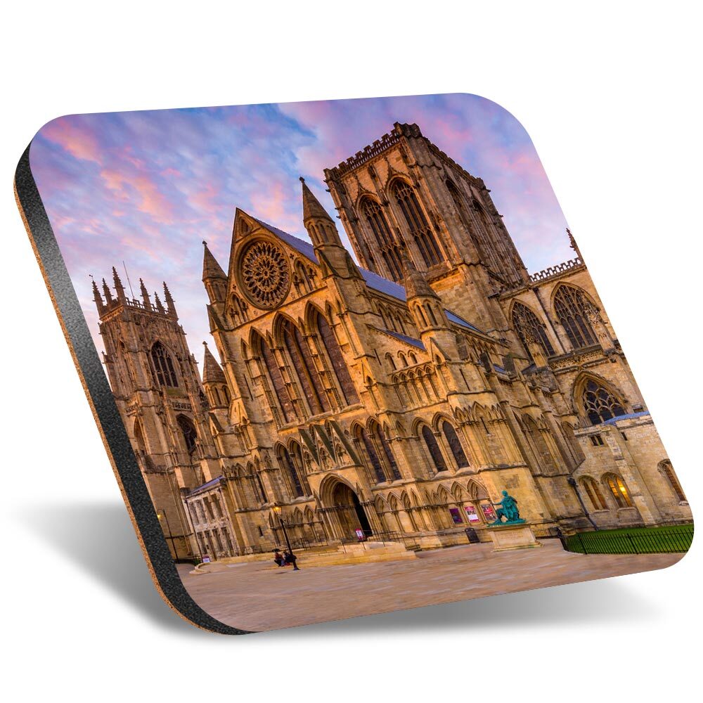 1x Square Coaster 12cm York Minster Church England UK #52554 | eBay UK