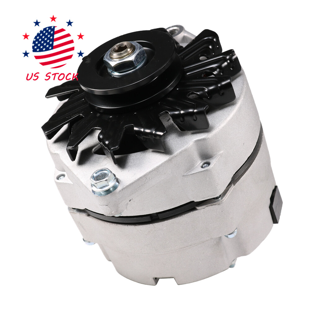 For Chevy One 1 Wire 105 Amp Delco 10Si Self-Exciting Alternator High ...