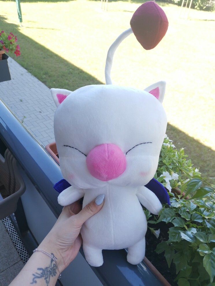Final Fantasy FF13 / 14 Moogle / MOGLI Plush Doll Stuffed Toy Pillow ...