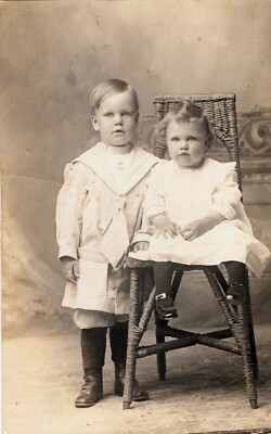 c1910 RPPC 2 Babies ID'd Arthur Morrill's Sons Donald & Brother Photo ...