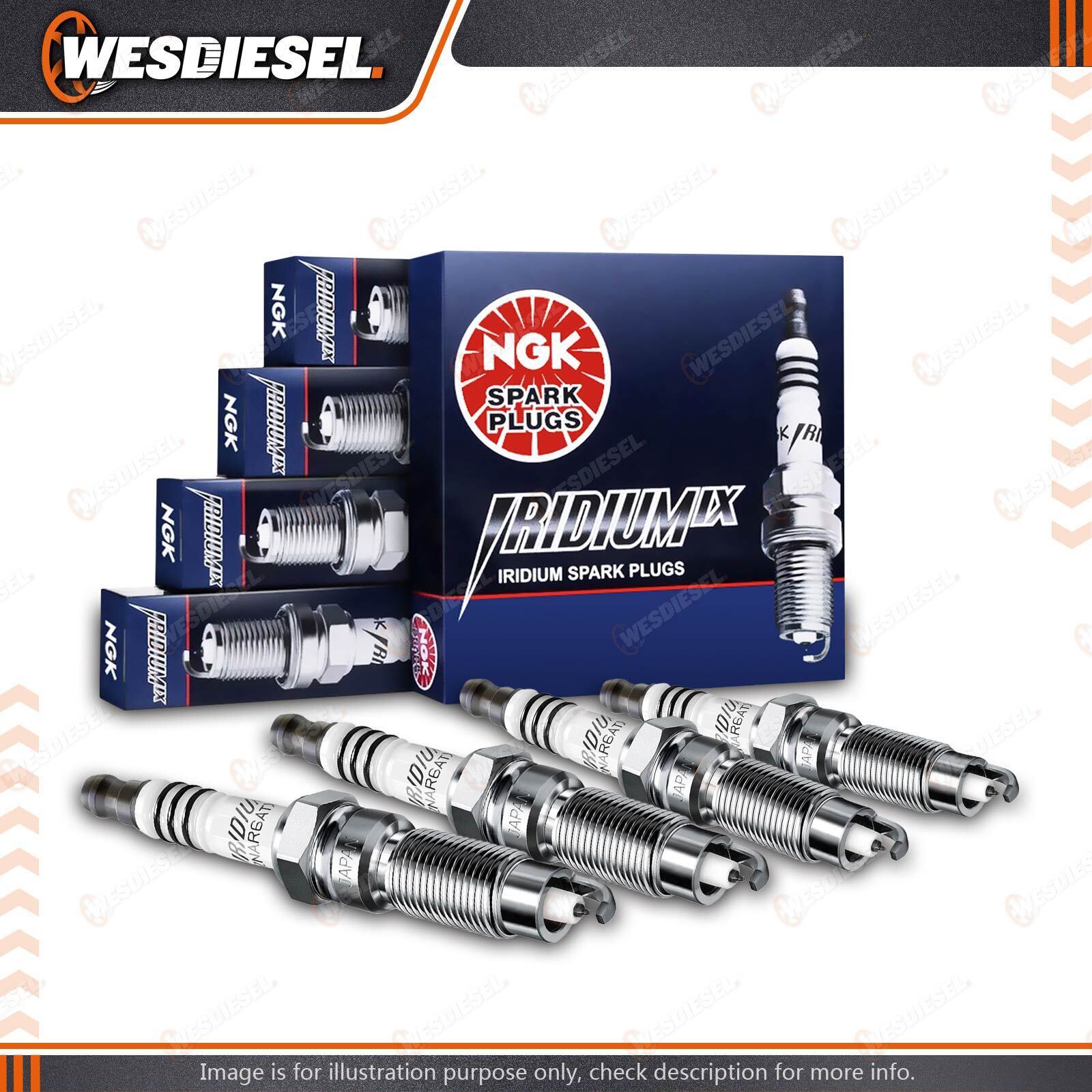 4 x NGK Iridium Spark Plugs fit Honda Civic EF EG EH EK EM ES CRX FIT ...