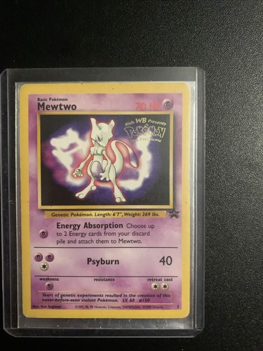 Pokémon TCG Mewtwo Wizards Black Star Promos 3 Regular Promo Promo | eBay