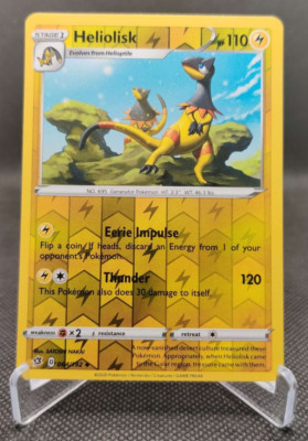 Pokemon TCG Heliolisk 064/192 Reverse Holo Rebel Clash card | eBay
