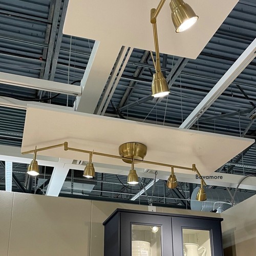 Ikea BAROMETER Ceiling track, 5-spots, brass color, Adjustable 52 ...